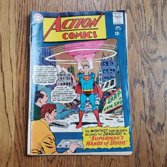 DC Comics | Other | Vintage 6s Action Comics No 328 Dc Comics Comic ...